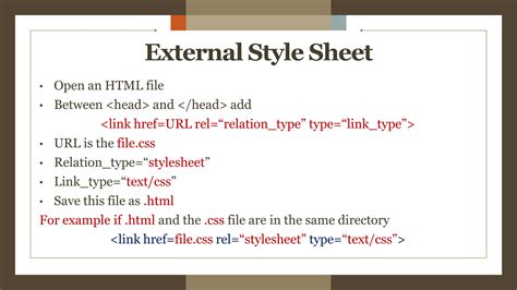 Css Introduction Slides With Html Codepdf