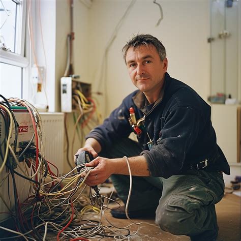 Premium Photo A Man Is Working On A Computer Generative Ai