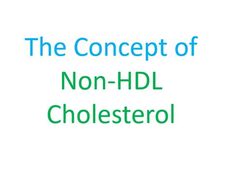 Non Hdl Cholesterol Difference Between Total Cholesterol And Hdl Levels