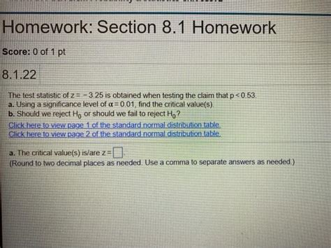 Solved Homework Section 8 1 Homework Score 0 Of 1 Pt