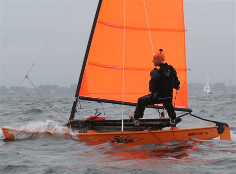 Hobie Cat 14 Photo Gérard Lochet Eurocat 2015 1er Jour Voilier Yacht Bateaux
