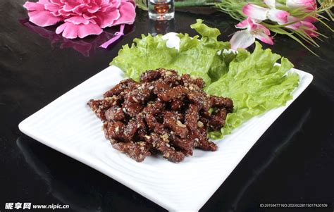 黑椒牛柳摄影图 传统美食 餐饮美食 摄影图库 昵图网