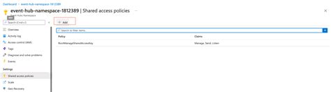 Azure Eventhub Monitor Dataset Customer Portal