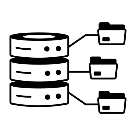Premium Vector Data Hosting Line Icon