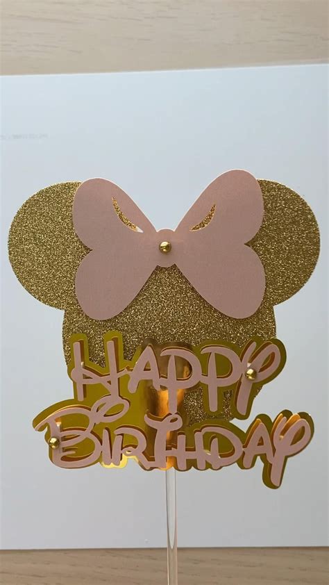 Minnie Cake Topper Artofit