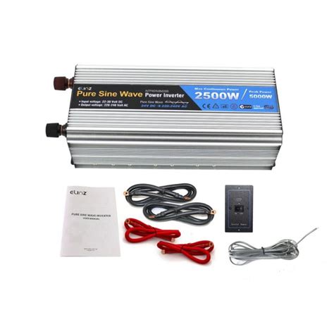 Pure Sine Wave Power Inverter 2500w 5000w 24v 240v Remote Control