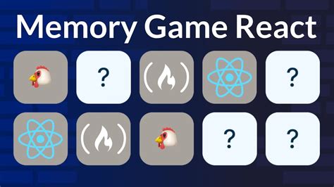 Build A Memory Game In React Tutorial