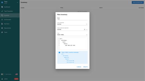 Spotlight Ansible Semaphore