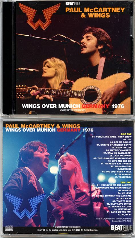Paul Mccartney Wings Over Munich Germany 1976 2 Cd Set 2023