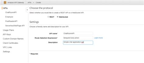how to build real time applications using websockets with aws api