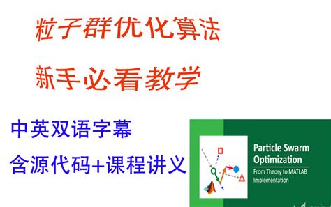 智能优化算法粒子群优化算法看这个就够了必看强烈推荐 哔哩哔哩 bilibili