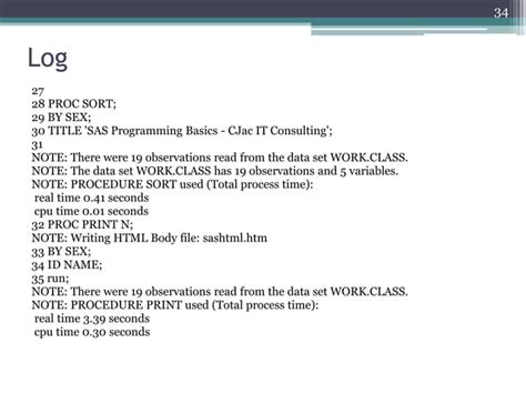 Sas Mainframe Program Tips