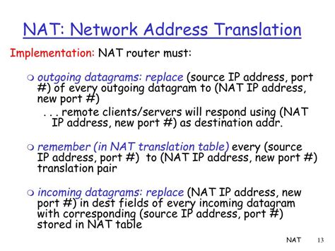 PPT Network Address Translation PowerPoint Presentation Free Download ID