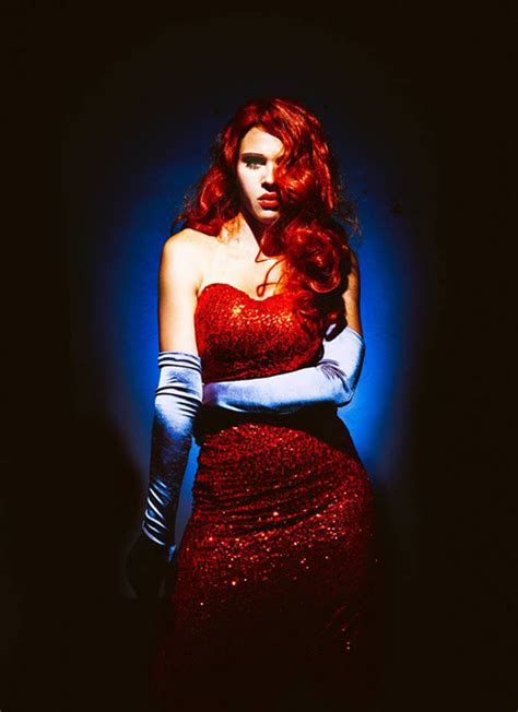 A Sexy Jessica Rabbit Mundo Cosplayer
