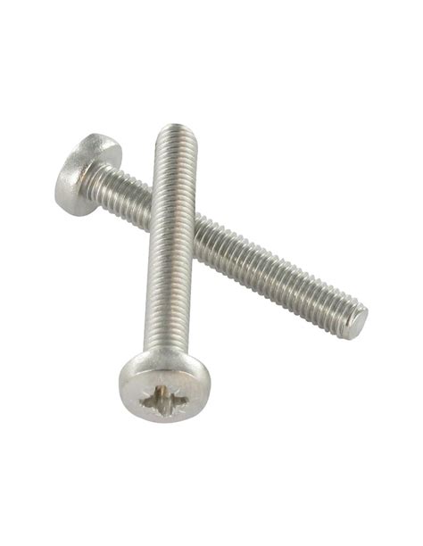 Vis Métaux Tête Cylindrique Bombée Large Pozi N°3 M6x20 Inox A4