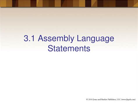 Ppt Chapter 3 Elements Of Assembly Language Powerpoint Presentation Free Download Id 5170416