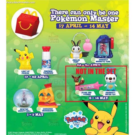 Jual Mainan Figure Pokemon Happy Meal Pikachu Shopee Indonesia