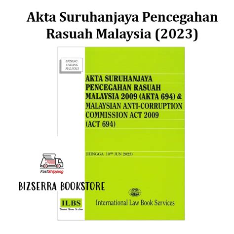 Bbs Akta Suruhanjaya Pencegahan Rasuah Malaysia 2009 Akta 694