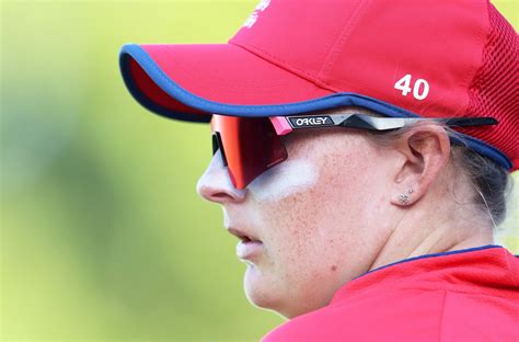 Sophie Ecclestone Looks On