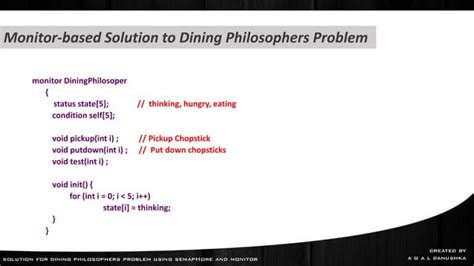 Dining Philosopher Problem And Solution Pptx Programming Languages