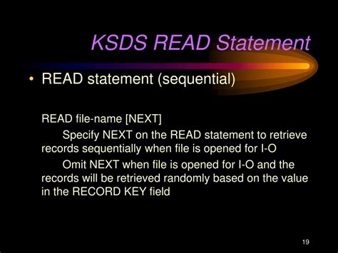 Ppt Vsam Ksds And Cobol Powerpoint Presentation Free Download Id 236942