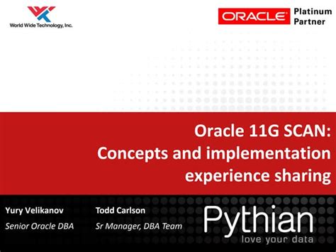 Oracle 11g Scan Concepts And Implementation Experience Sharing Ppt