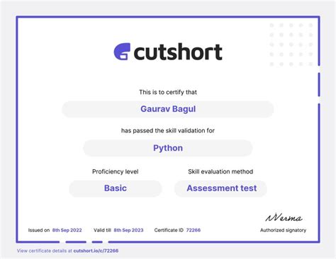 gaurav bagul on linkedin cutshort python skillassessment