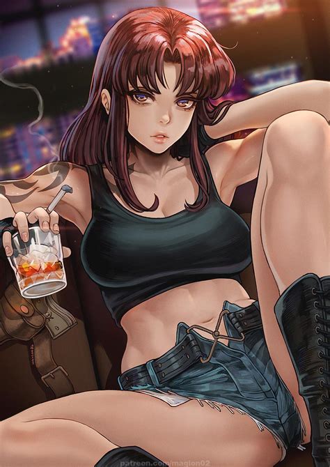 Revy With Her Hair Down [black Lagoon] R Animegirlstattoos