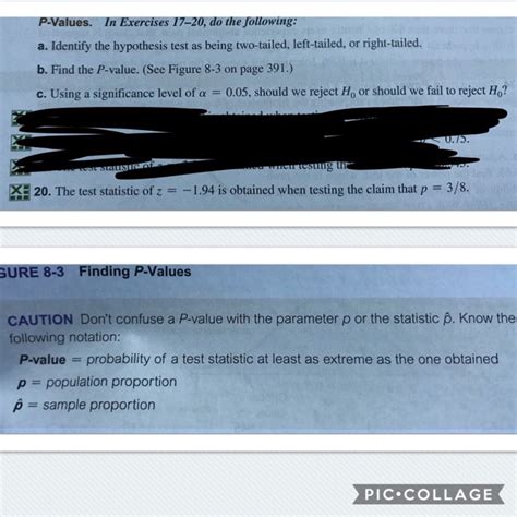 solved p values in exercises 17 20 do the following identify the