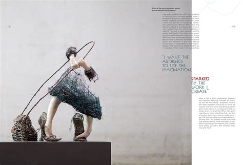 Artist Interview Magazine Layout Behance