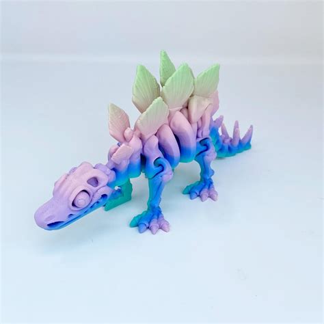 Dino Fidget Toy Dinosaur Fidget Sensory Toy Flexible Dino Articulated Dinosaur Etsy