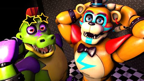 Glamrock Freddy And Monty By Milkyboo898 On Deviantart