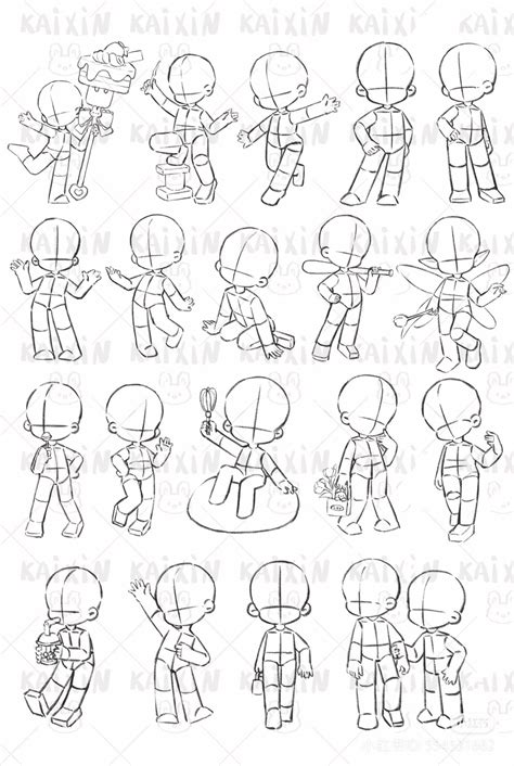 Discover 170 Chibi Poses Ideas Drawing Base Chibi Drawings Anime Poses Reference And More