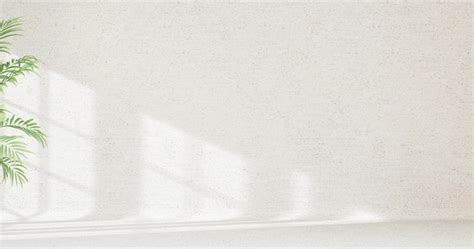 창과 꽃 야자잎의 그림자가 있는 빈 방은 복사 공간이 있는 3d 방을 남깁니다 프리미엄 사진