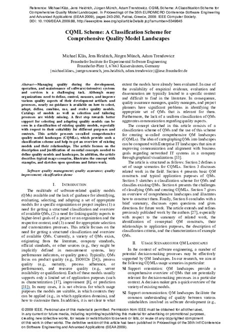 Pdf Cqml Scheme A Classification Scheme For Comprehensive Quality