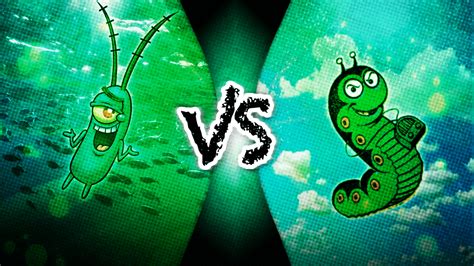 Sheldon J Plankton Vs Mister Mind Spongebob Squarepants Vs Detective Comics R