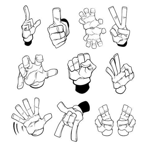 Premium Vector Hand Gesture Illustration