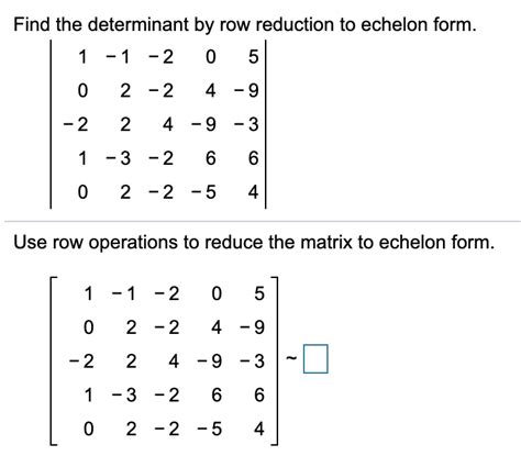 Solved I Know The Matrix Row Reduces To I5 But I Don T Know Chegg Com