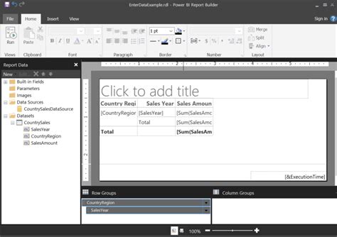 Enter Data Directly Into A Paginated Report In Report Builder Power BI Microsoft Learn