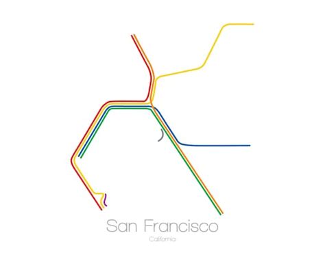 Mapa De California Bart