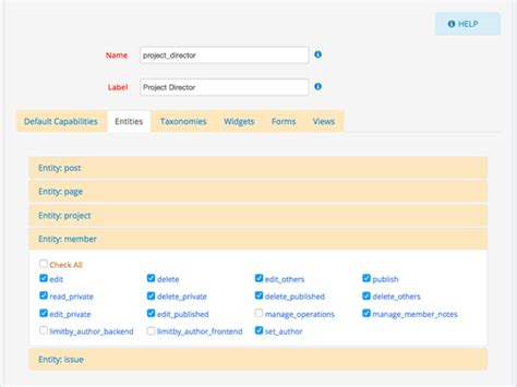 Permissions Wp App Studio