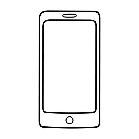 android phone outline