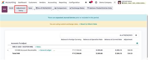 Reporting In Odoo 17 Accounting Odoo V17 Enterprise Edition Book
