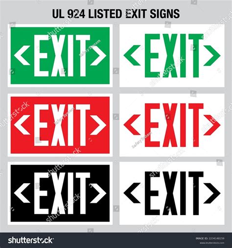 Emergency Escape Evacuation Sign Marking Iso Stock Vector Royalty Free 2234148159 Shutterstock