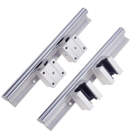 Buy Linear Rail 2pcs Sbr16 300mm Linear Guide 2 Linear Guide Rails And 4 Square Type Carriage