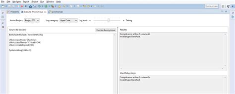 Apex I Am Trying To Run This Code And It Says Invalid Type However I