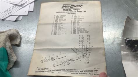 Hein Werner Model Ws Manual