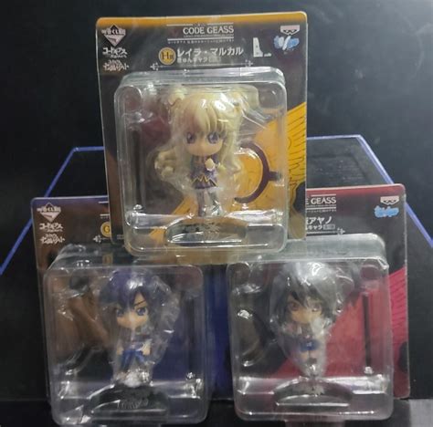 Code Geass Akito Chibi Figure Ichiban Kujikyun Chara 3pcs Set