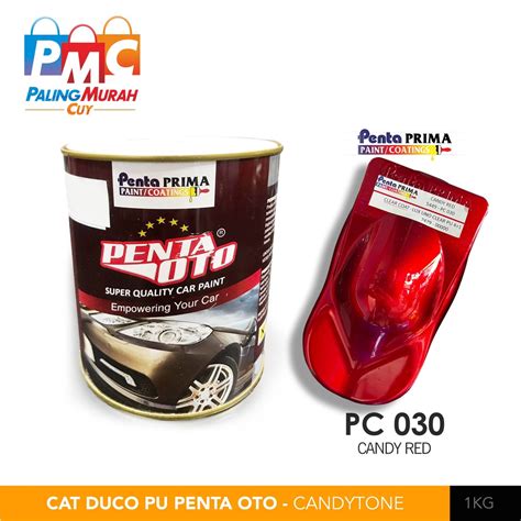 Jual Cat Candy Tone Candy Red Pu Penta Oto Pc 030 Candy Red Shopee
