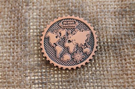 Tinker Gearcoin Arrival Wave 2 Compass Map Coin Antiqued Copper Antique Copper Antiques Tinker